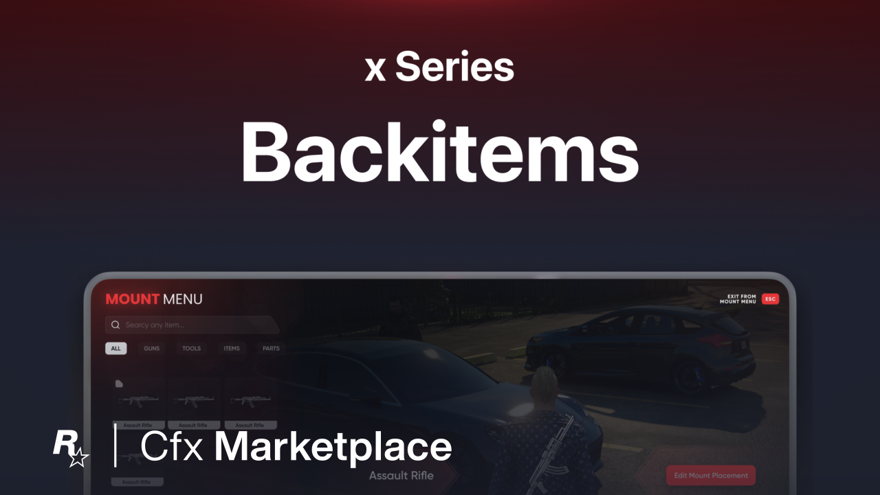 xBackItems - Cfx Marketplace