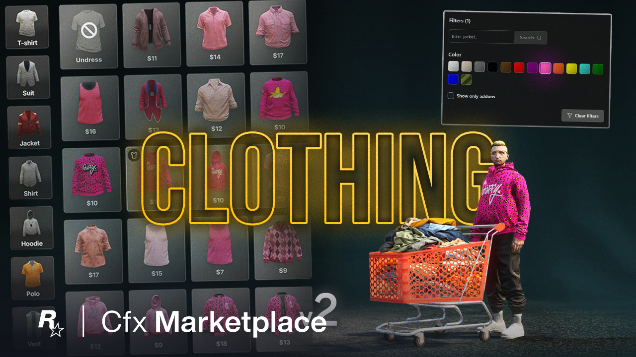 Clothing & Appearance w/ Filters & Char Creator - Cfx Marketplace