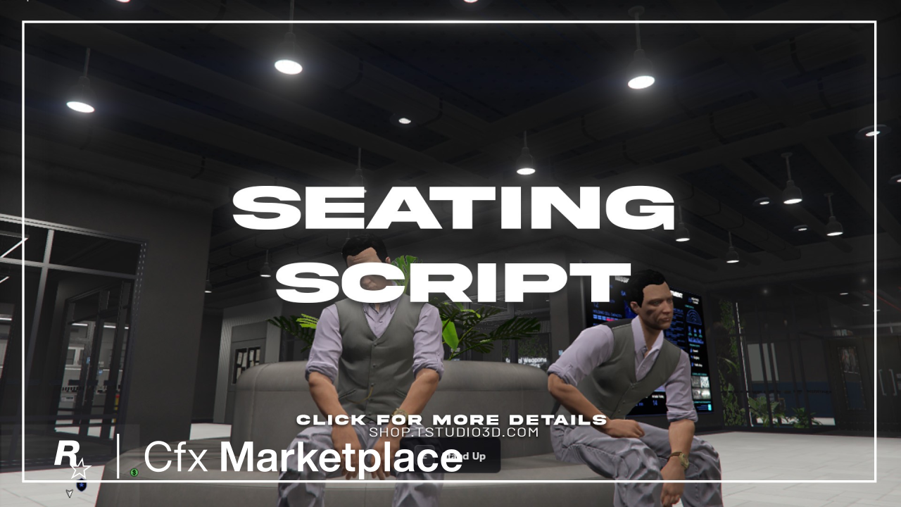 Seating Script [ESX/QB] - Cfx Marketplace